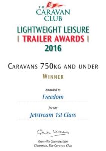 Lightweight 2 Berth Caravan With Bathroom | Freedom Jetstream First Class